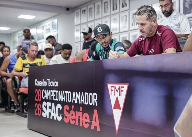Definidos os grupos da “Primeirona” do SFAC Série A 2026 - Várzea BH